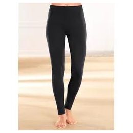 Leggings, Damen, Gr. 40, Normalgr&ouml;&szlig;en, schwarz, 95% Baumwolle, 5% Elasthan, unifarben, lang, Hosen Leggings, Topseller