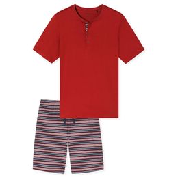 Schiesser Shorty ' Casual Nightwear ' Herren Gr&ouml;&szlig;e L/XL rot