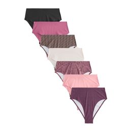 next Panty Damen Gr&ouml;&szlig;e 5XL altrosa / dunkelrot / wei&szlig;