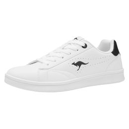 Kangaroos Damen Sneaker "K-TEN ADORE", Gr. 37, schwarz-wei&szlig;, Synthetik, Schuhe