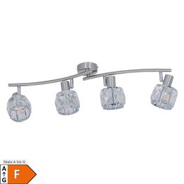 N&auml;ve N&auml;ve 4er LED Deckenleuchte "JOSEFA" L: 70 cm stahl blank
