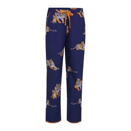 Cyberjammies Pyjamahose 'Indigo' Damen Gr&ouml;&szlig;e XL marine / orange / schwarz Winterkleid