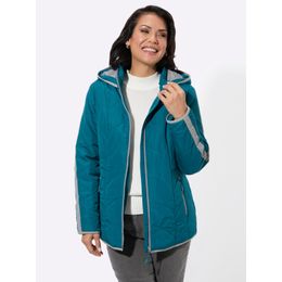 WITT Damen Steppjacke mit Innentasche, aquapetrol, Gr&ouml;&szlig;e 36