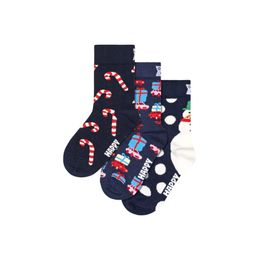 Happy Socks Socken 'Holiday' M&auml;dchen Gr&ouml;&szlig;e 28/31 marine / navy / rot / wei&szlig;