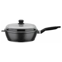 Schmorpfanne GSW "Titanium Granit", schwarz, &Oslash;:24cm, Pfannen, Schmorpfanne, Induktion