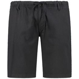 Jack & Jones Gro&szlig;e Gr&ouml;&szlig;en Jack&Jones Chino-Shorts mit Leinen Farbe schwarz Gr&ouml;&szlig;e: W52