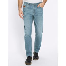 Marco Donati Herren 5-Pocket-Jeans mit kontrastfarbenen N&auml;hten, blue-bleached, Gr&ouml;&szlig;e 26