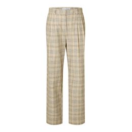Selected Bundfaltenhose 'SLFGajo' Damen Gr&ouml;&szlig;e 36 sand / navy / wei&szlig;
