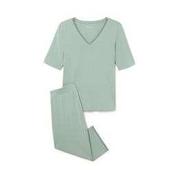 Tchibo - Pyjama-Set - Damen - Gr. M - gr&uuml;n