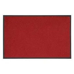 Fu&szlig;matte "Original Uni, Schmutzfangteppich" Gr. 15, rot, B:40cm H:9mm L:60cm, Kunstfaser, wash+dry BY KLEEN-TEX, Teppiche, Fu&szlig;matte, Schmutzmatte, rutschhemmend, auch als L&auml;ufer erh&auml;ltlich