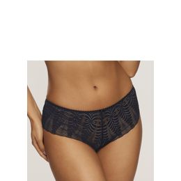 Lascana Damen Panty "Amira", Gr. 32, schwarz, Microtouch, Obermaterial: 89% Polyamid, 11% Elasthan, Unterhosen, aus dezent transparenter Spitze