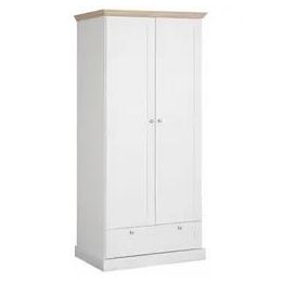 Kleiderschrank OTTO HOME "Binz", wei&szlig; (wei&szlig;, eichefarben), B:85cm H:180cm T:55cm, FSC-zertifizierter Holzwerkstoff, Schr&auml;nke, Kleiderschrank, in unterschiedlichen Breiten und zwei Farbvarianten erh&auml;ltlich