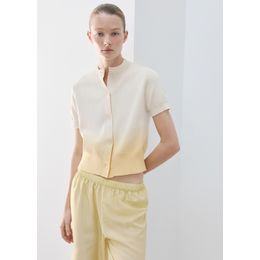 Mango Strickjacke 'cesarita' Damen Gr&ouml;&szlig;e S hellbeige / gelb