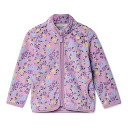 Tchibo - Kinder-Fleecejacke - M&auml;dchen - Gr. 98/104 - lila/gebl&uuml;mt