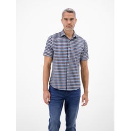 Lerros Herren Kurzarmhemd "Sportives Halbarmhemd, kariert"vivid rot, Gr. XXL, 100% Baumwolle, Hemden