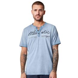 Casamoda Herren T-Shirt "Casamoda T-Shirt uni", blau, Gr. M, 100% Baumwolle, Shirts