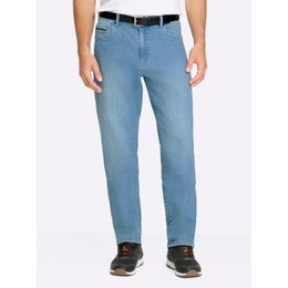 Marco Donati Herren 5-Pocket-Jeans in Baumwoll-Stretch-Qualit&auml;t, blue-bleached, Gr&ouml;&szlig;e 54