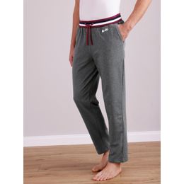 feel good Herren Hose, anthrazit-meliert-dunkelrot, Gr&ouml;&szlig;e 44/46