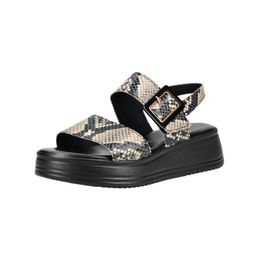 Gabor COMFORT Damen Plateausandaletten "Gabor Comfort Sandalen Leder", Gr. 37,5, beige, Leder, Schuhe