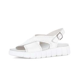 Gabor Damen Plateausandaletten "Plateau Sandale", Gr. 42, wei&szlig;, Schuhe