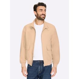 Marco Donati Herren Blouson mit Stehkragen, beige, Gr&ouml;&szlig;e 48
