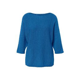 Tchibo - Sommerlicher Strickpullover aus B&auml;ndchengarn - Damen - Gr. S - blau