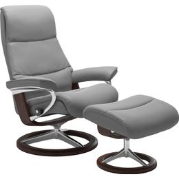 Relaxsessel stressless "View", grau (wild dove batick), B:78cm H:108cm T:78cm, Leder BATICK: BATICK ist ein leicht korrigiertes, durchgef&auml;rbtes und genarbtes M&ouml;belleder, bei dem die meisten Unebenheiten und Spuren in der Regel entfernt wurden.;Leder PALOMA: PALOMA ist ein durchgef&auml;rbtes Semianilin-M&ouml;belleder mit nat&uuml;rlicher Narbung.;ROHLEDER Stoff Q2 FARON: Ein fester zuverl&auml;ssiger Boucl&eacute; mit eine
