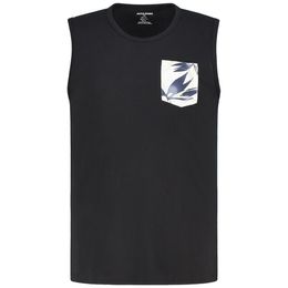 Jack & Jones Gro&szlig;e Gr&ouml;&szlig;en Jack&Jones Tanktop mit Motiv-Print Farbe schwarz Gr&ouml;&szlig;e: 3XL