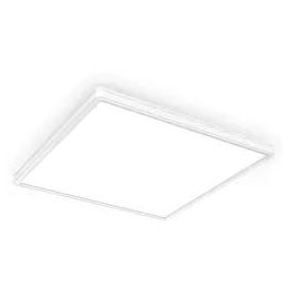 B.K.LICHT Panel, wei&szlig;, 1, &Oslash; 42cm H: 2,9cm, 1 Stk., Leuchten, Deckenleuchte, dimmbar, ultra-flach, indirektes Licht, neutralwei&szlig;, LED Panels