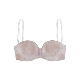 Damen Multiway-BH, NUANCE BY LASCANA, Gr. 85, wei&szlig;, Spitze, Obermaterial: 85% Polyamid, 15% Elasthan, BHs, mit 5 Tragevarianten, Dessous