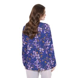 Ulla Popken Bluse 'Aline' Damen Gr&ouml;&szlig;e XL/XXL dunkelblau / lila / lavendel / orange