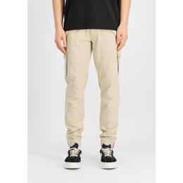 Herren Cargohose "Combat Pant", wei&szlig;, Gr. 29, Alpha Industries, Obermaterial: 98% Baumwolle, 2% Elastan. Futter: 100% Baumwolle, Hosen