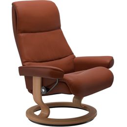 Relaxsessel stressless "View", braun (copper paloma), B:91cm H:109cm T:83cm, Leder BATICK: BATICK ist ein leicht korrigiertes, durchgef&auml;rbtes und genarbtes M&ouml;belleder, bei dem die meisten Unebenheiten und Spuren in der Regel entfernt wurden.;Leder PALOMA: PALOMA ist ein durchgef&auml;rbtes Semianilin-M&ouml;belleder mit nat&uuml;rlicher Narbung.;ROHLEDER Stoff Q2 FARON: Ein fester zuverl&auml;ssiger Boucl&eacute; mit einem 