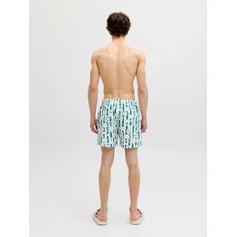 Jack & Jones Jack & Jones Badeshorts 'JPSTMAUI' Herren Gr&ouml;&szlig;e L mint / pastellgr&uuml;n / wei&szlig;