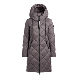 Khujo Damen Steppmantel "LINDA", grau, Gr. M, unifarben, 100% Nylon, M&auml;ntel