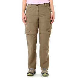 Vaude Damen Zip-off-Hose "WOMEN'S NEYLAND CARGO ZO PANTS", braun, Gr. 38, Obermaterial: 100% Polyamid. Futter: 100% Polyester, Hosen, schnell