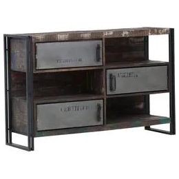 Kommode GUTMANN FACTORY "Titan", braun (antikbraun), B:140cm H:90cm T:40cm, Sideboards, Kommode