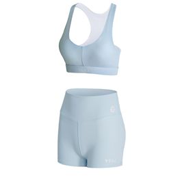 YEAZ Damen Sportanzug "Set CELEB", blau, Gr. L, Obermaterial: 75% Nylon NY. 25% Elasthan EL., Sportanz&uuml;ge