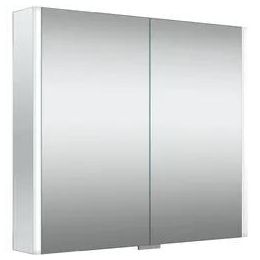 Spiegelschrank Welltime "Ahus", transparent (gespiegelt), B:80cm H:70cm T:13cm, Schr&auml;nke, Spiegelschrank, Mit Soft-Close-Funktion, inklusive Beleuchtung, Breite 80 cm, FSC