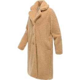Ragwear Damen Fellimitatmantel "Tedyco YOUMODO", beige, Gr. S, Pl&uuml;sch, Obermaterial: 100% Polyester. Innenfutter: 100% Polyester, M&auml;ntel, flauschige