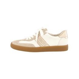 Paul Green Damen Sneaker "Paul Green Sneaker Veloursleder/Textil", Gr. 37wei&szlig; kombi, Textil, Veloursleder, Schuhe