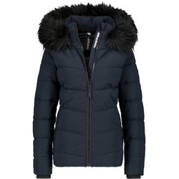 alife and kickin ALIFE & KICKIN Damen Winterjacke "Damen AdelaAK A Steppjacke, Winterjacke", blau, Gr. XL, 100% Polyester, Jacken