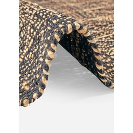 bonprix Kelim-Teppich mit Fransen, beige, Gr.120x180 cm, Charmanter Naturlook: vielseitig und strapazierf&auml;hig, 60% Baumwolle