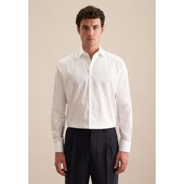 Seidensticker Herren Businesshemd "Schwarze Rose", wei&szlig;, Gr. 38, unifarben, 100% Baumwolle, Hemden, Regular 1/1 Kentkragen Uni