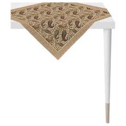 Mitteldecke Apelt "1310 Herbstzeit, Herbstdeko, Herbst", braun (braun, natur), B:85cm L:85cm, Baumwolle, Tischdecken, Mitteldecke, Digitaldruck