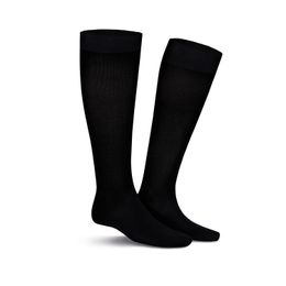 Kunert Herren Kniestr&uuml;mpfe "CLARK", Gr. 43, schwarz, Baumwollmischung, Socken, druckfreier Komfortbund, Cotton-Mix