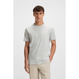 BOSS Orange Herren T-Shirt "Tegood Regular Fit", grau, Gr. S, Single Jersey, Obermaterial: 100% Baumwolle, Shirts, 100% Baumwolle Logo on Chest