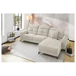 Jockenh&ouml;fer Ecksofa JOCKENH&Ouml;FER GRUPPE "Chillout L-Form, B: 288 cm, elektr. Relaxfunktion im Sitz und Ottomane", beige 432, 07, B:288cm T:110cm, Korpus: 100% Polyester;Kissen: 100% Polyester, Sofas, Ecksofa, 140kg Belastbarkeit je Sitz, Kopfteilverstellung & Zierkissen