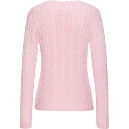 Lascana Damen Rundhalspullover, ros&eacute;, Gr&ouml;&szlig;e 44/46
