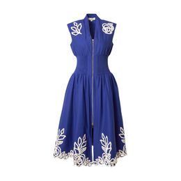 Derhy Kleid 'GILLIS' Damen Gr&ouml;&szlig;e 36 royalblau / wollwei&szlig; Winterkleid